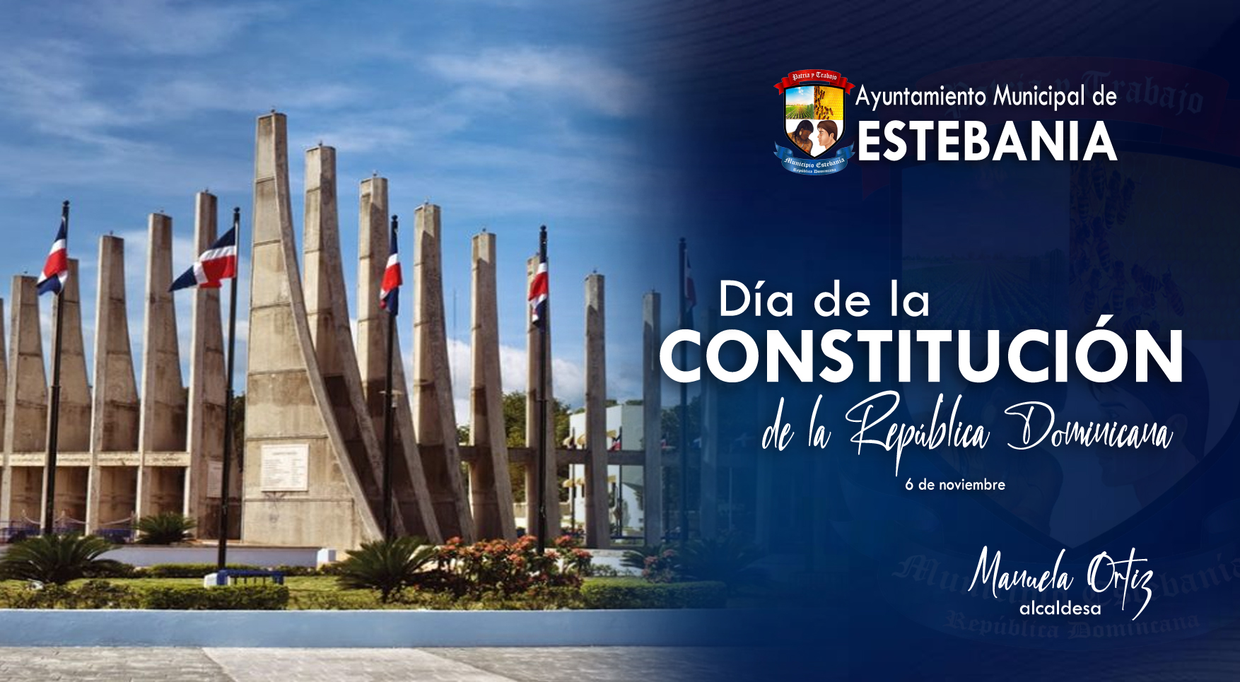 Día de la Constitución Dominicana : Ayuntamiento Municipal de Estebania